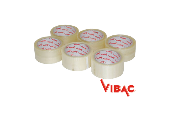 Vibac 2" x 110 yards Clear Sealing Tape | Packaging Center, Inc.